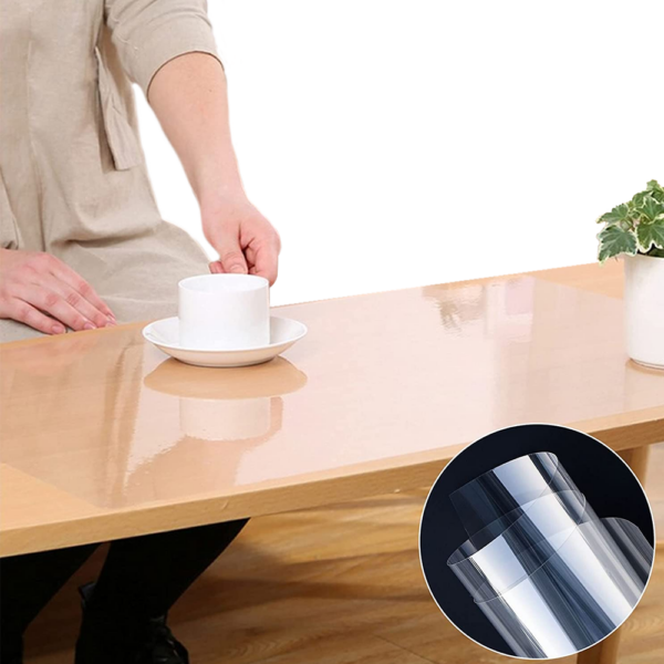 Papel Transparente Adherente Impermeable 60cm x 3m | INSPIRA IN HOME
