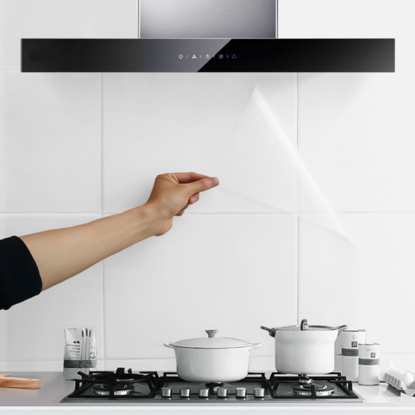 Papel Transparente Adherente Impermeable 60cm x 3m | INSPIRA IN HOME