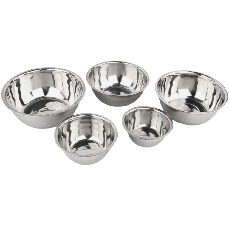 Juego de 5 Bowls de Acero Inoxidable Diferentes Tamaños | INSPIRA IN HOME