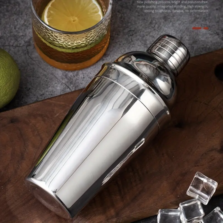 Coctelera para Bar de Acero Inoxidable 3 Cuerpos Plata | INSPIRA IN HOME